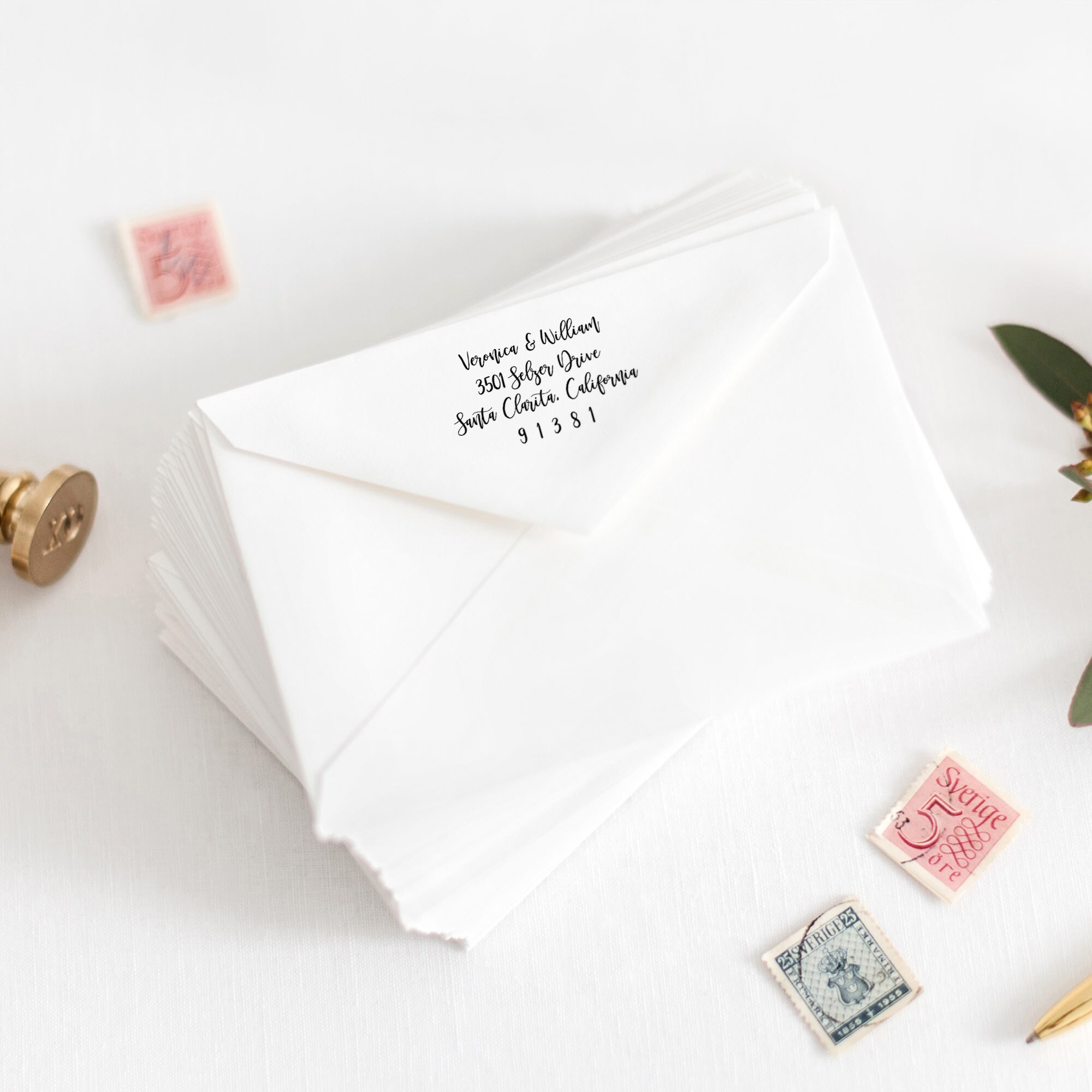 Envelope Template Printable Wedding Envelope Templett | Etsy