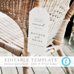 Original Bride and Groom Chair Sign. Wedding Reception Chair - Etsy