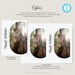 Oval Happy Holiday Card Template, Minimalist Photo Holidays Templett ...