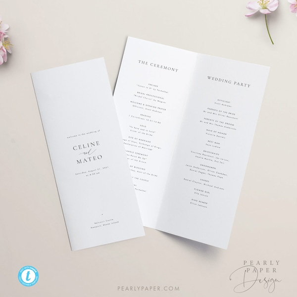 Ceremony Booklet - Etsy