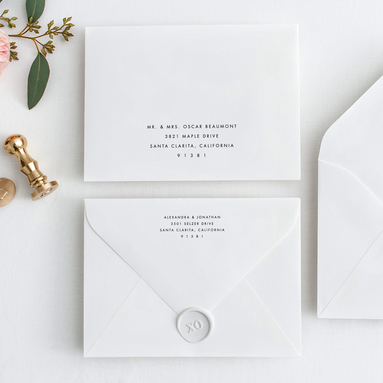 Envelope Template address label Printable Wedding Envelope | Etsy