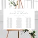 Printable Seating Chart Template Editable Seating Plan Long - Etsy