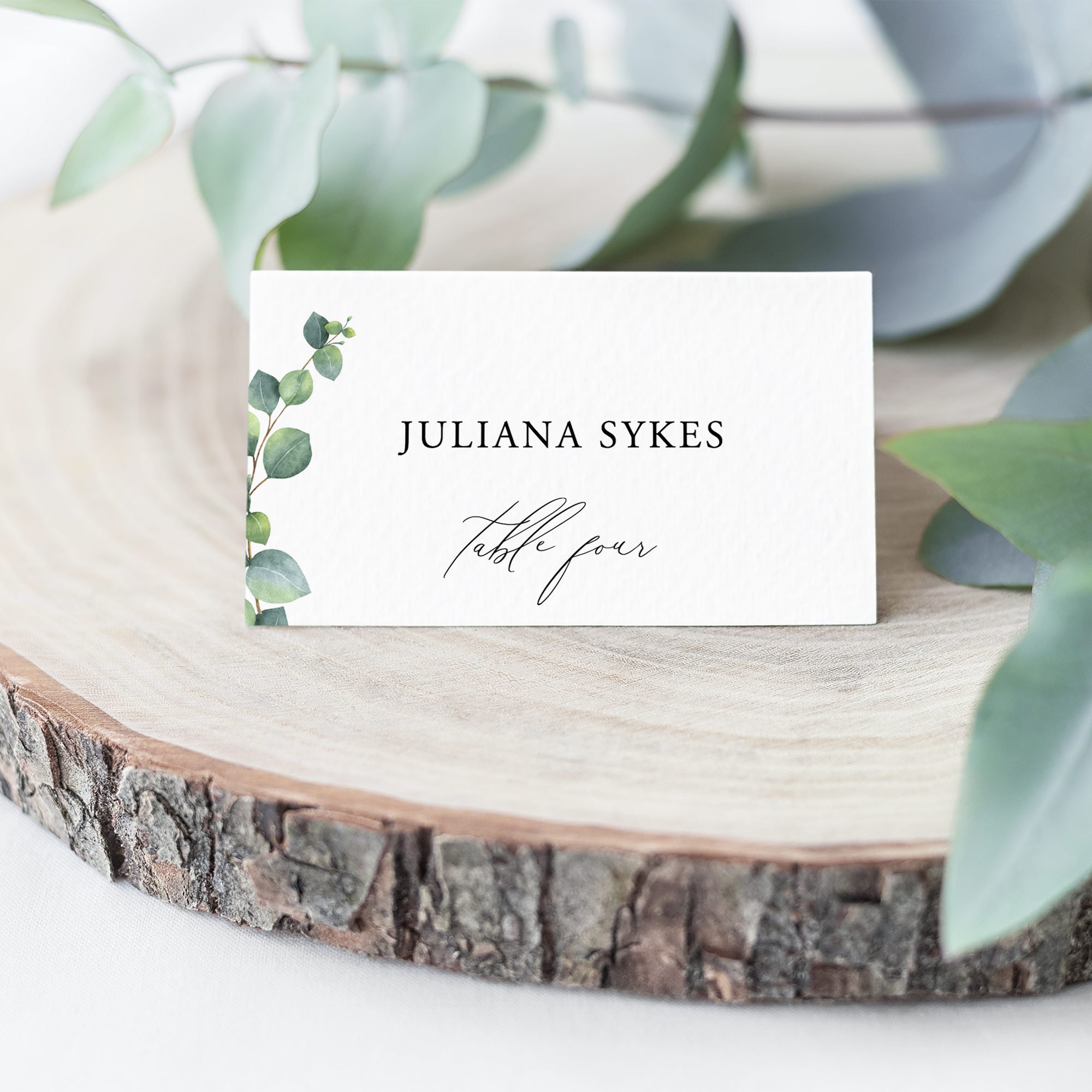 Place Card Template Printable Wedding Place Cards Wedding | Etsy