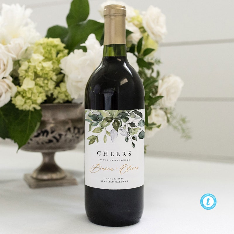 Rustic Wedding Label - Etsy