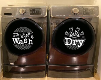 Washing Machine Vinyl Decal - Etsy