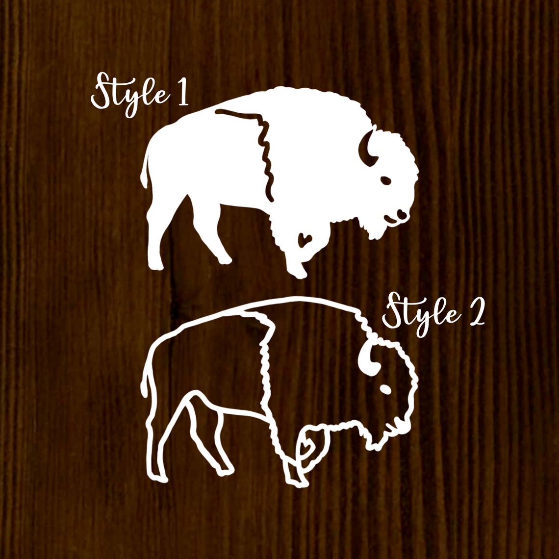 Buffalo Bison Vinyl Decal Sticker Roam Free Outdoor Vinyl - Etsy Hong Kong