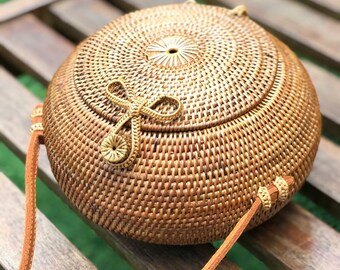 Rattan bag | Etsy
