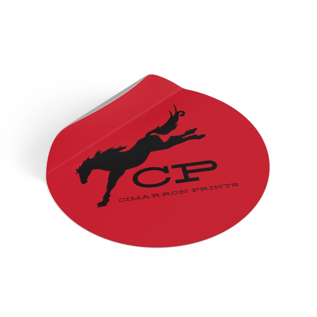 Logo Sticker Red - Etsy