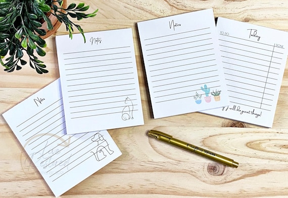 Notepad Travel Notes Small Notepad - Etsy