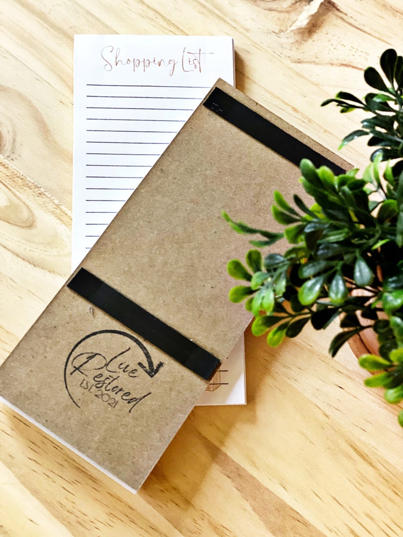 Notepad | Shopping List | Magnetic | Grocery List - Etsy