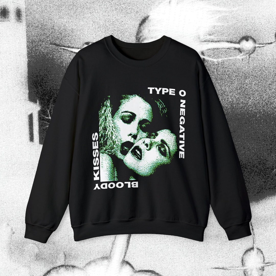 Bloody Kisses Sweater Love You to Death Goth Metal Rock Goth Music Peter Steele Type O Negative ...