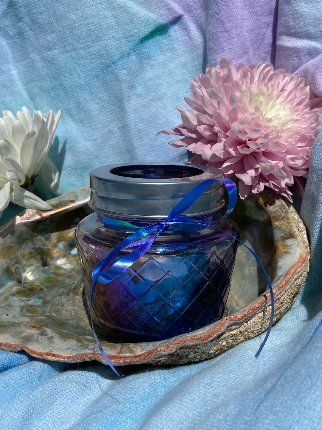 Iridescent Candle Holder - Etsy