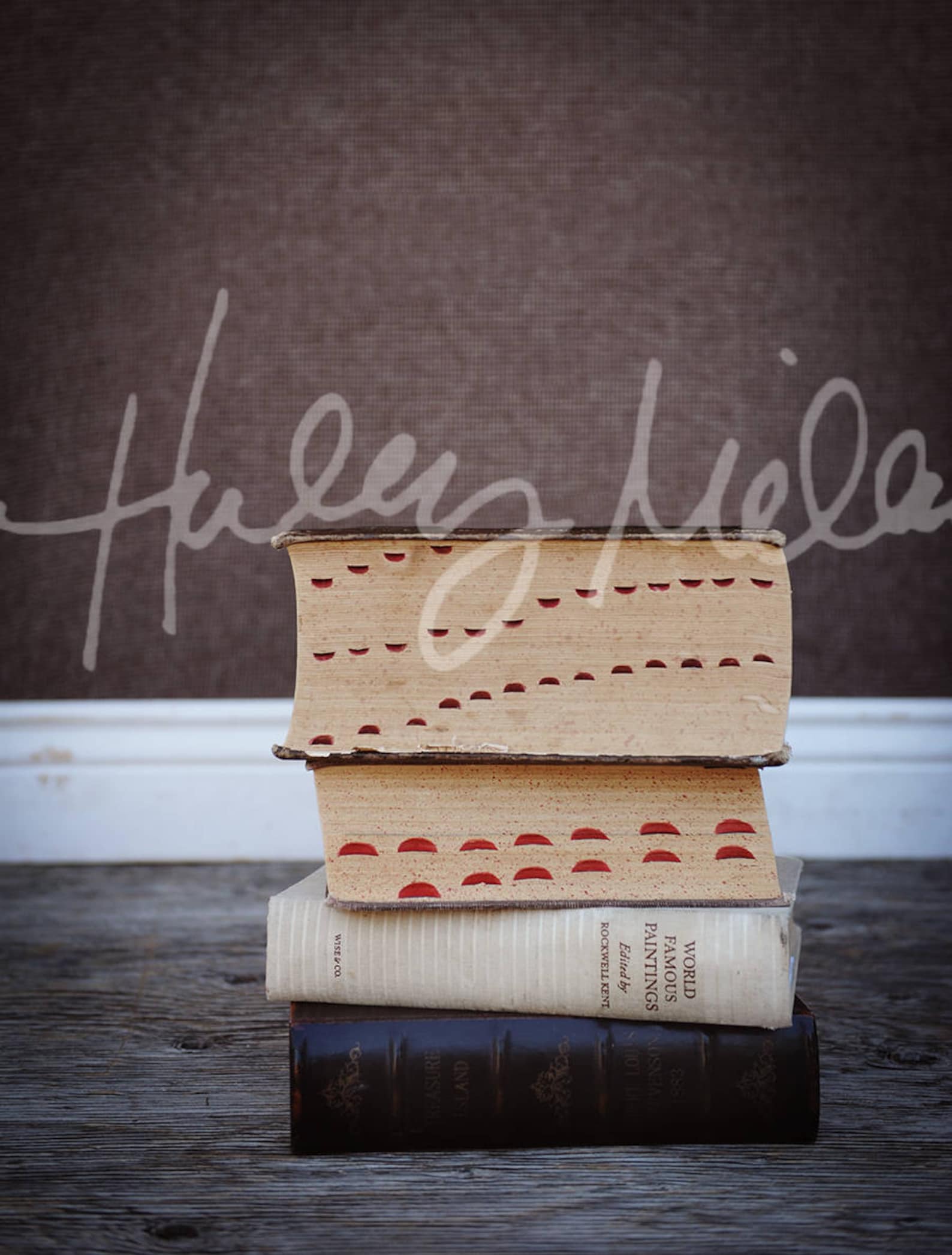 Newborn Digital Backdrop Big Books Stacked Library Reading Theme ...