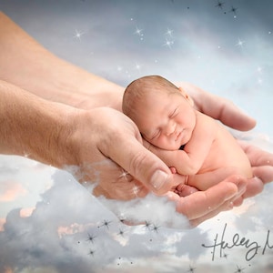 2x! Gift From God! Newborn Girl/boy Digital Backdrop Background God's ...