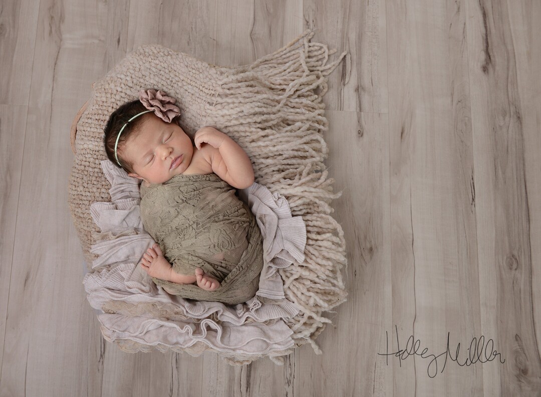 Newborn Girl Digital Backdrop/background Simple Neutral Gray Textured ...
