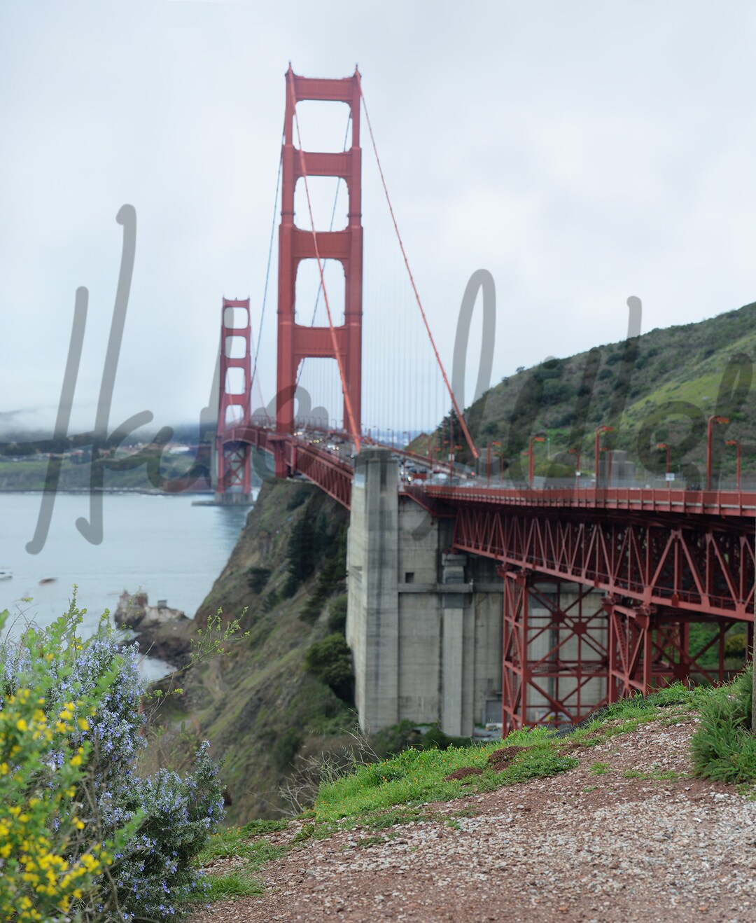 Golden Gate Bridge San Francisco Digital Backdrop/background/slate ...