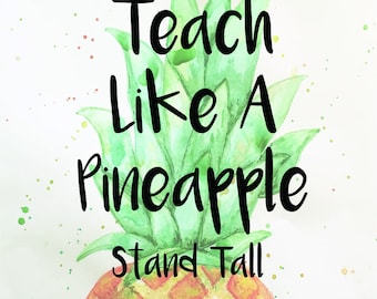 Be Like a Pineapple | Etsy