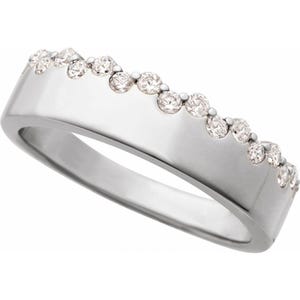 The Orbit Ring | Natural Diamonds | Solid 14K Rose, White, or Yellow ...
