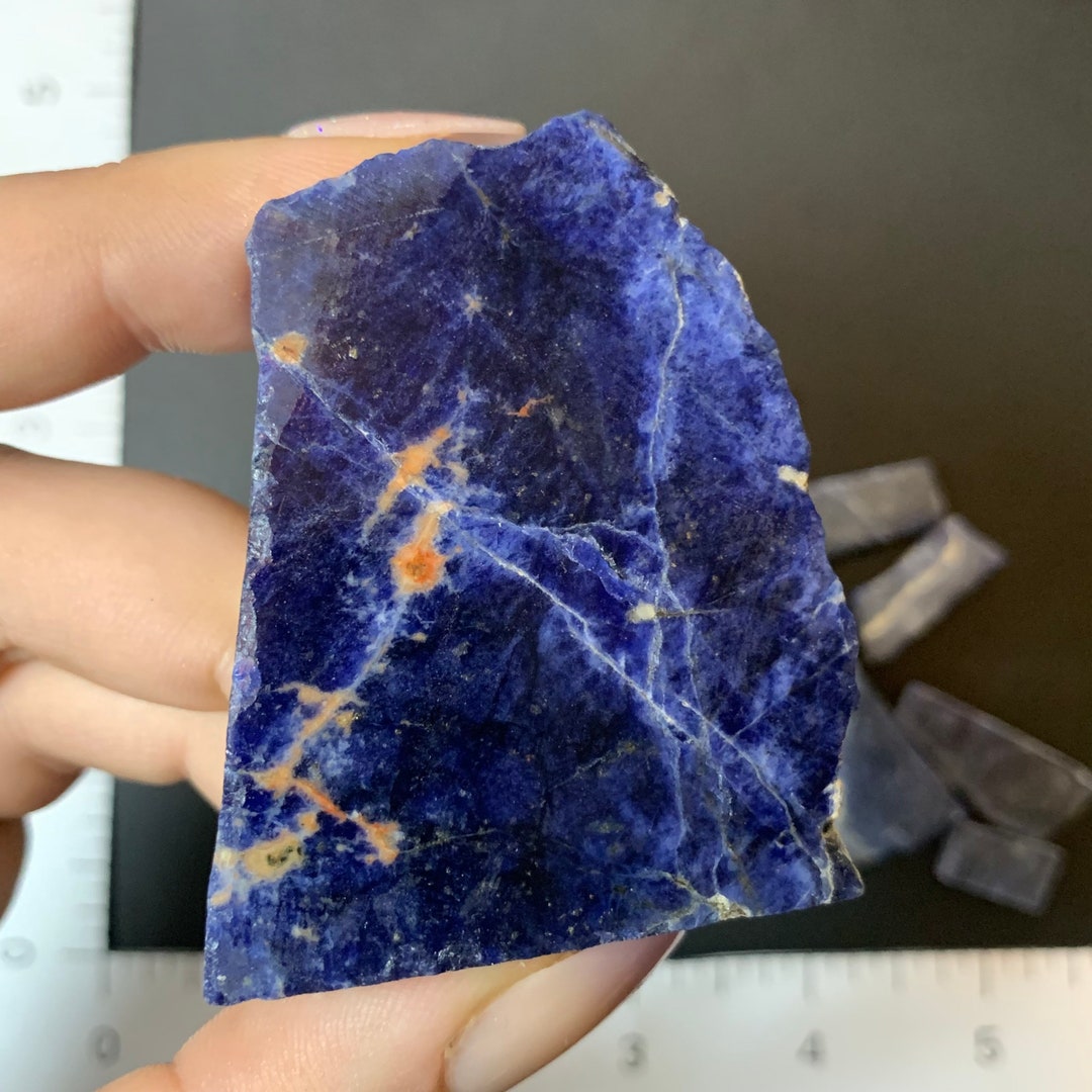 Rough Sodalite Slab Rock Slab for Cabbing Mineral Specimen Lapidary ...