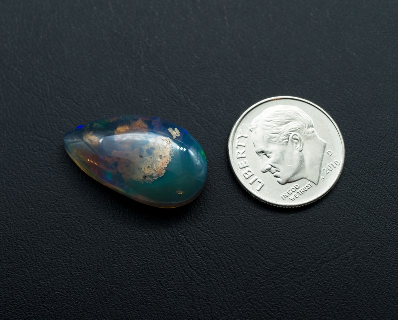 Lightning Ridge Picture Stone Opal Cabochon | Natural Picture Stone ...