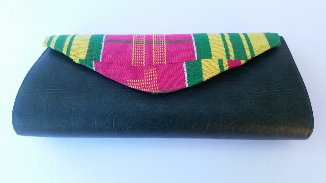 Green Ankara Clutch, Ankara Purse, Ankara Women's Bag, African Print ...