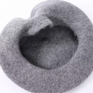 Woman Spring, Fall, Winter Wool Berets Without Rope Fashion Hat, Nice ...