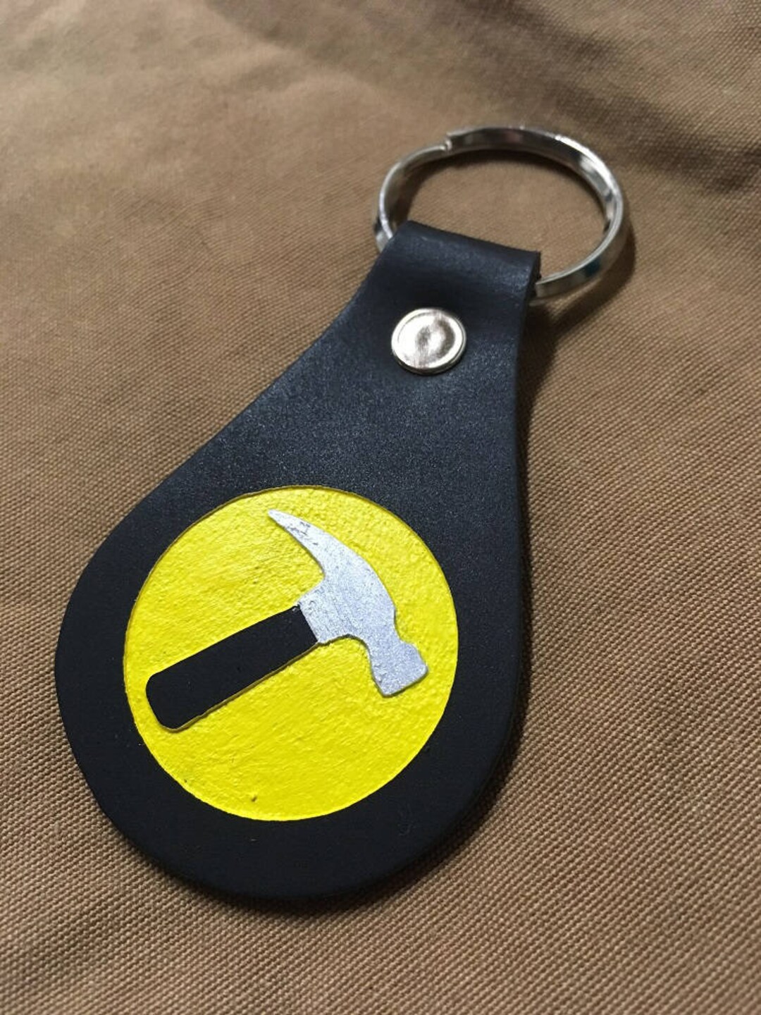 Captain Hammer Hand Painted Vintage Keychain Made in USA Dr - Etsy