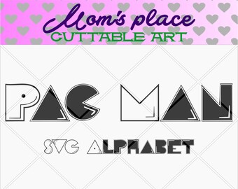 Pacman svg | Etsy