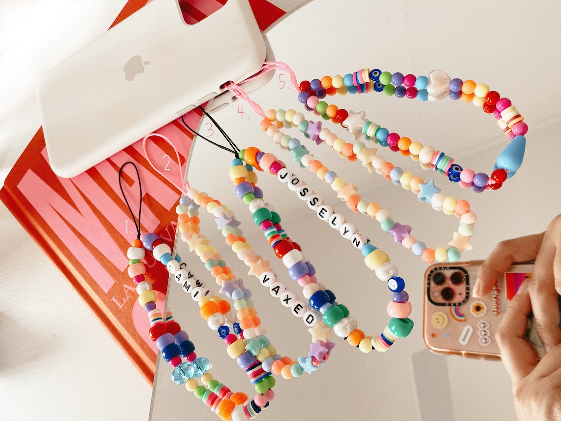 Phone Strap Custom Cell Phone Charm Iphone String Ting | Etsy