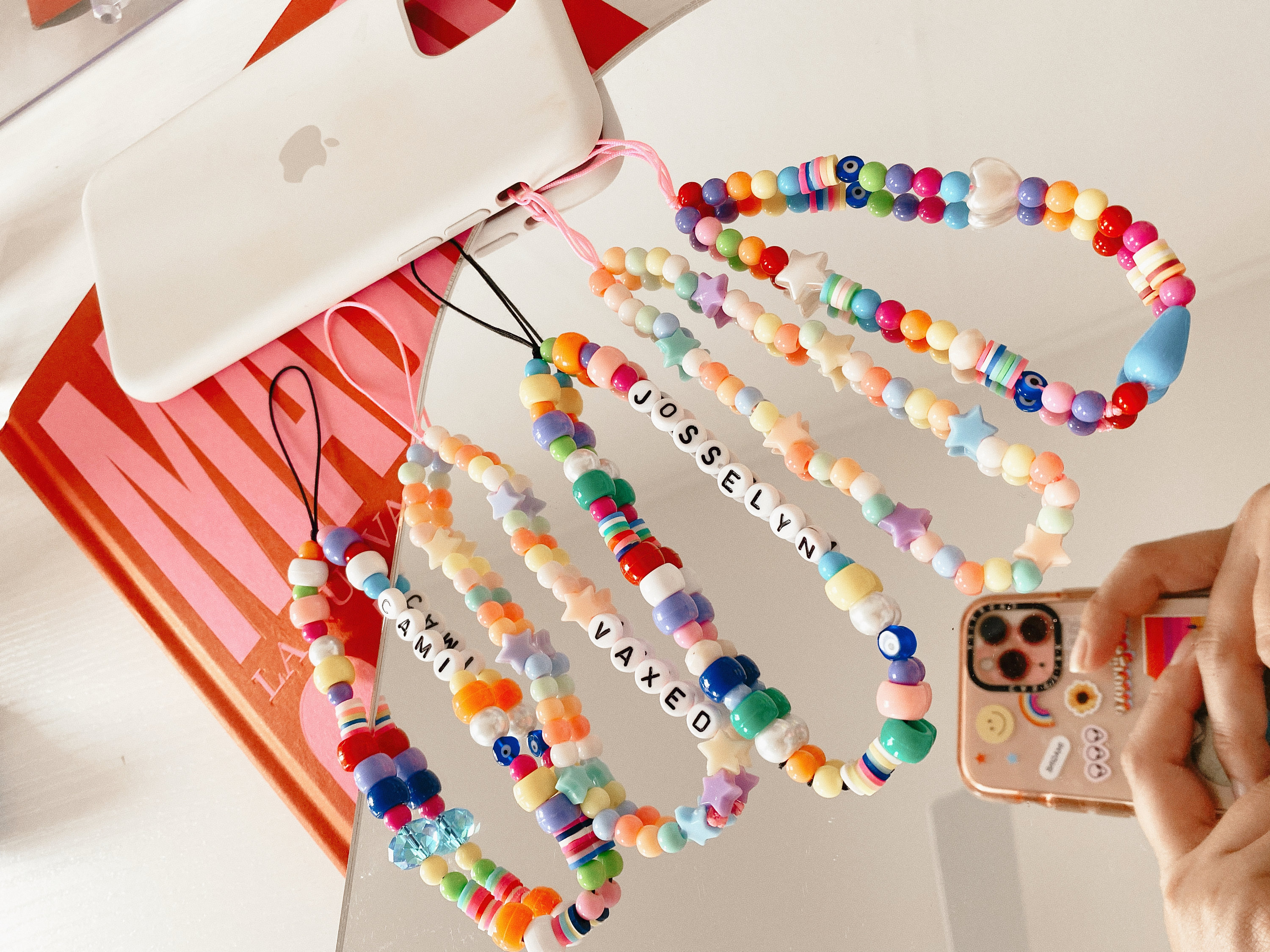 Phone Strap Custom Cell Phone Charm iPhone String phone - Etsy