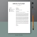 Resume Template, Teacher Resume Template, Teacher Resume Word,cv, CV ...