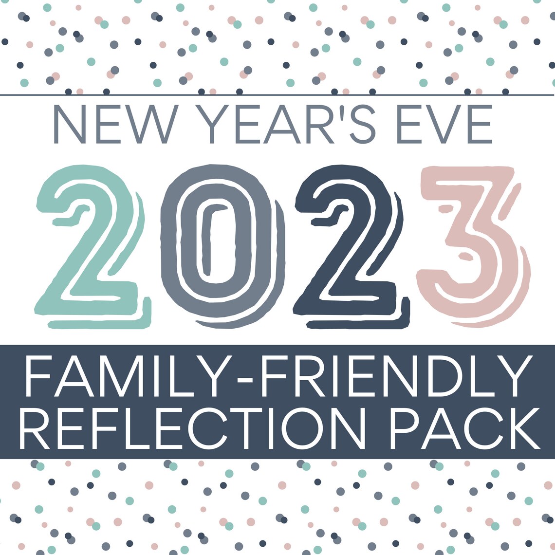 New Years Eve Family-friendly Reflection Pack NYE Intention - Etsy
