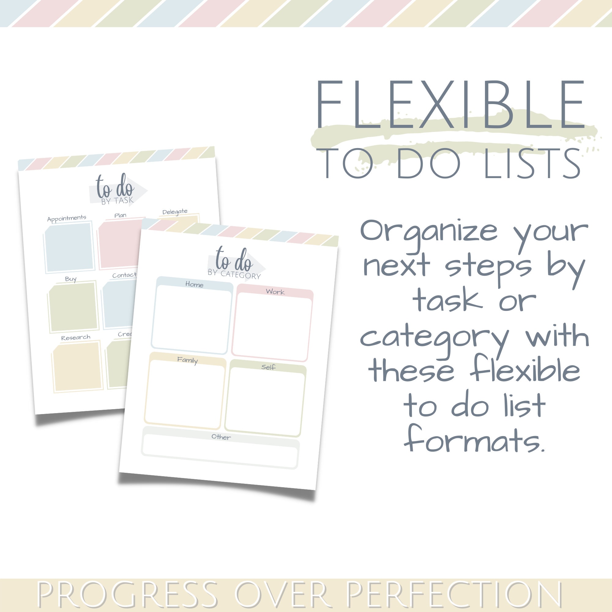 Productivity Workbook & Action Plan Bundle | From Brain Dump to Project ...