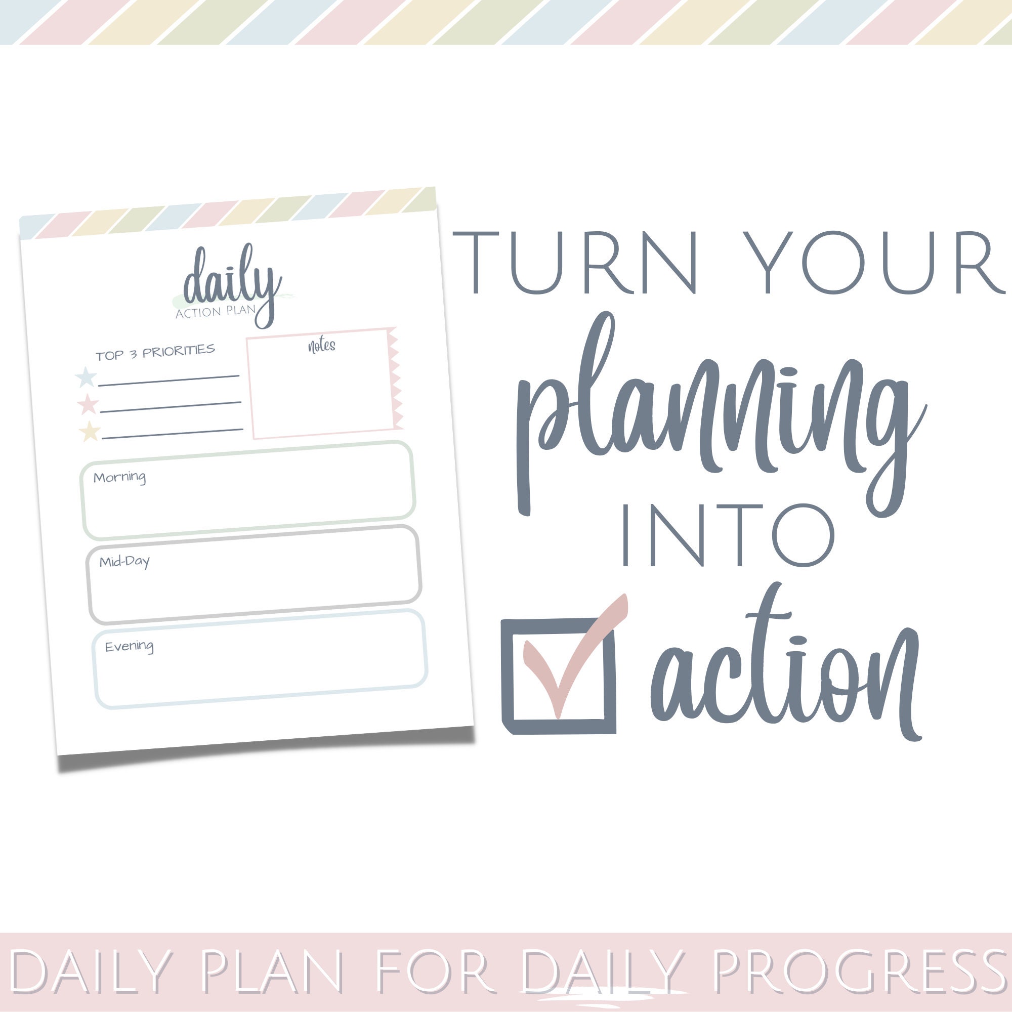 Productivity Workbook & Action Plan Bundle | From Brain Dump to Project ...