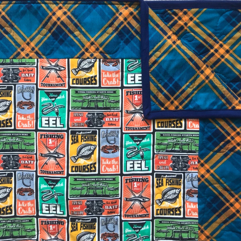 Fishing Quilt - Etsy