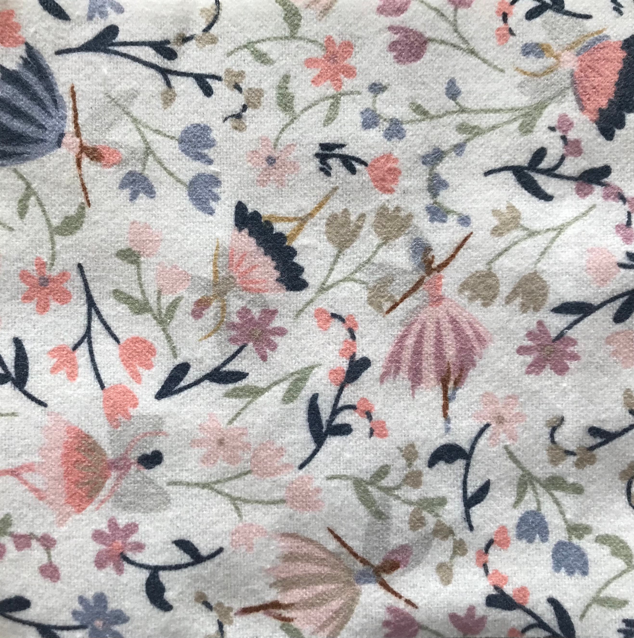 48 5 Flannel Floral Charm Pack, Pre-cut Flannel Squares, Fairy Charm ...