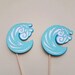 Set of 12 Ocean Waves Topper, Summer Wave Topper, Beach Theme Topper - Etsy