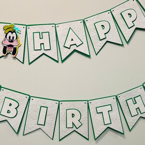 Goofy Birthday Banner, Dog Banner - Etsy