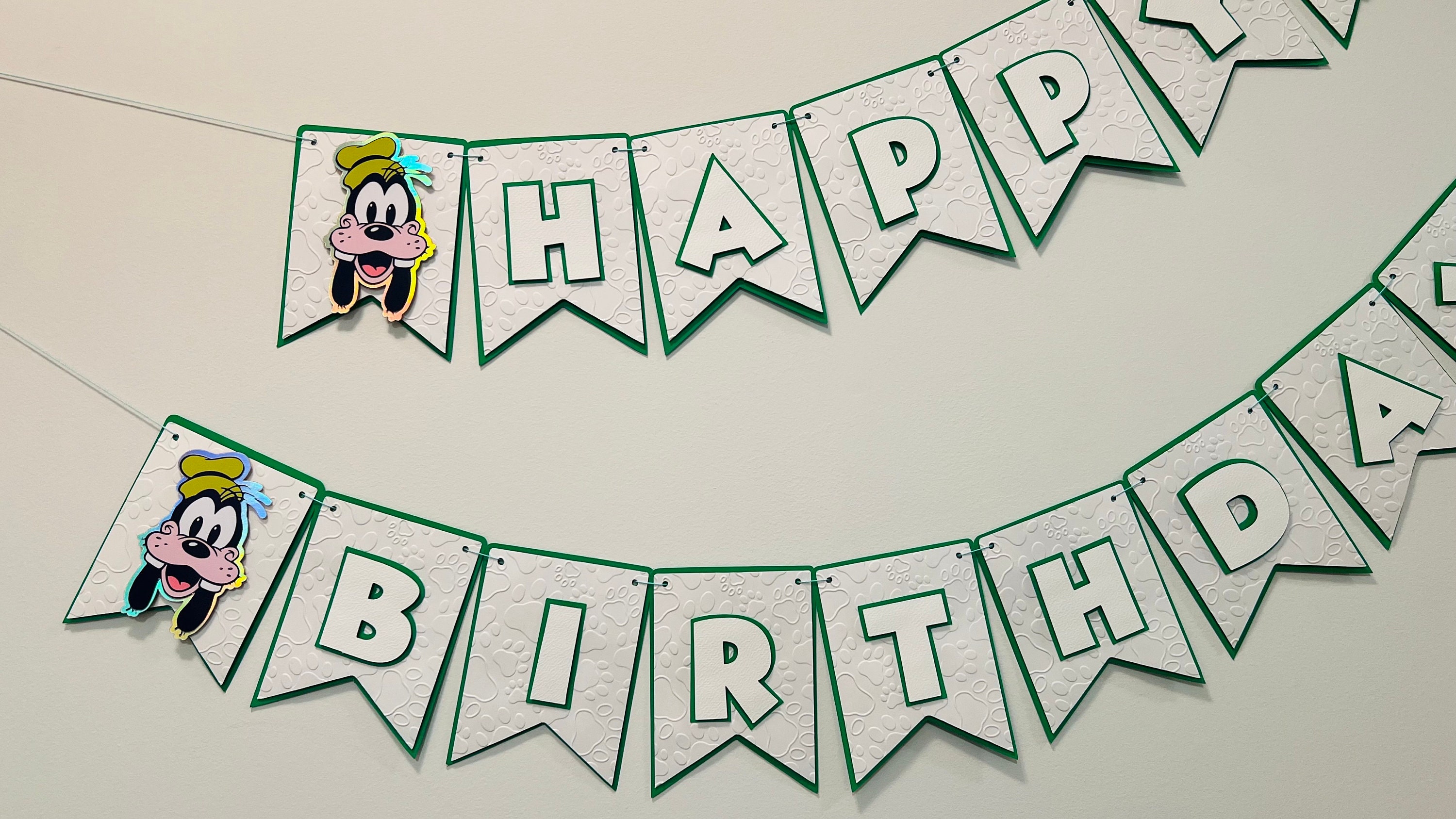 Goofy Birthday Banner, Dog Banner - Etsy