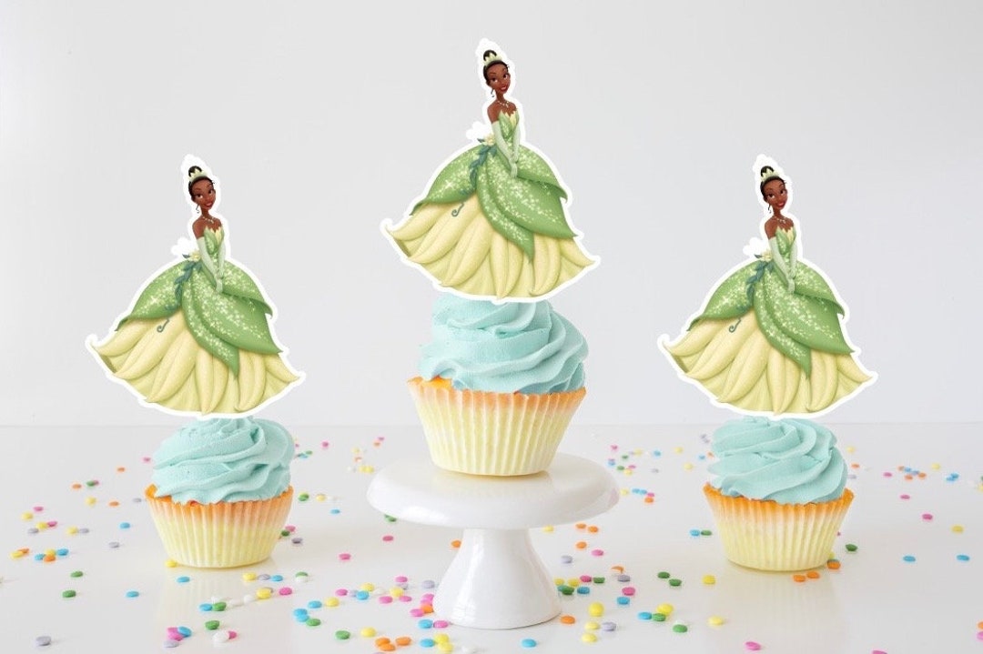 Princess Tiana Cupcake Toppers, Birthday Party Decor - Etsy