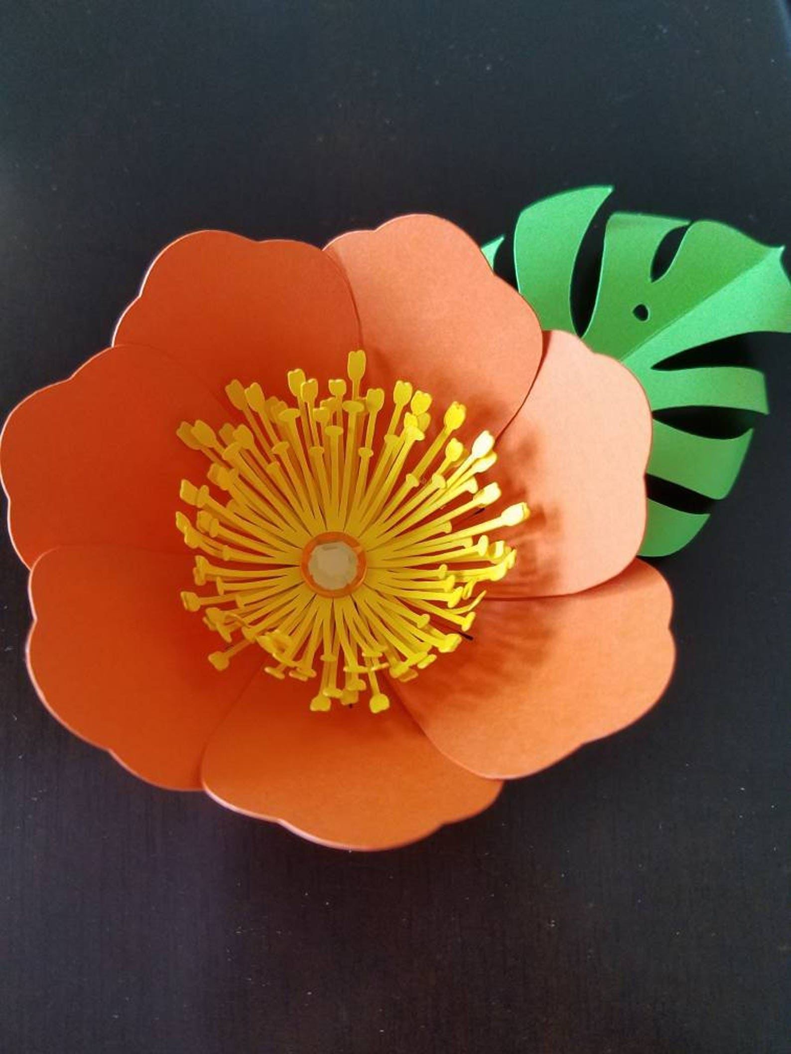 Set of 15, Tropical Paper Flowers, Hibiscus Flowers, Luau Flowers ...