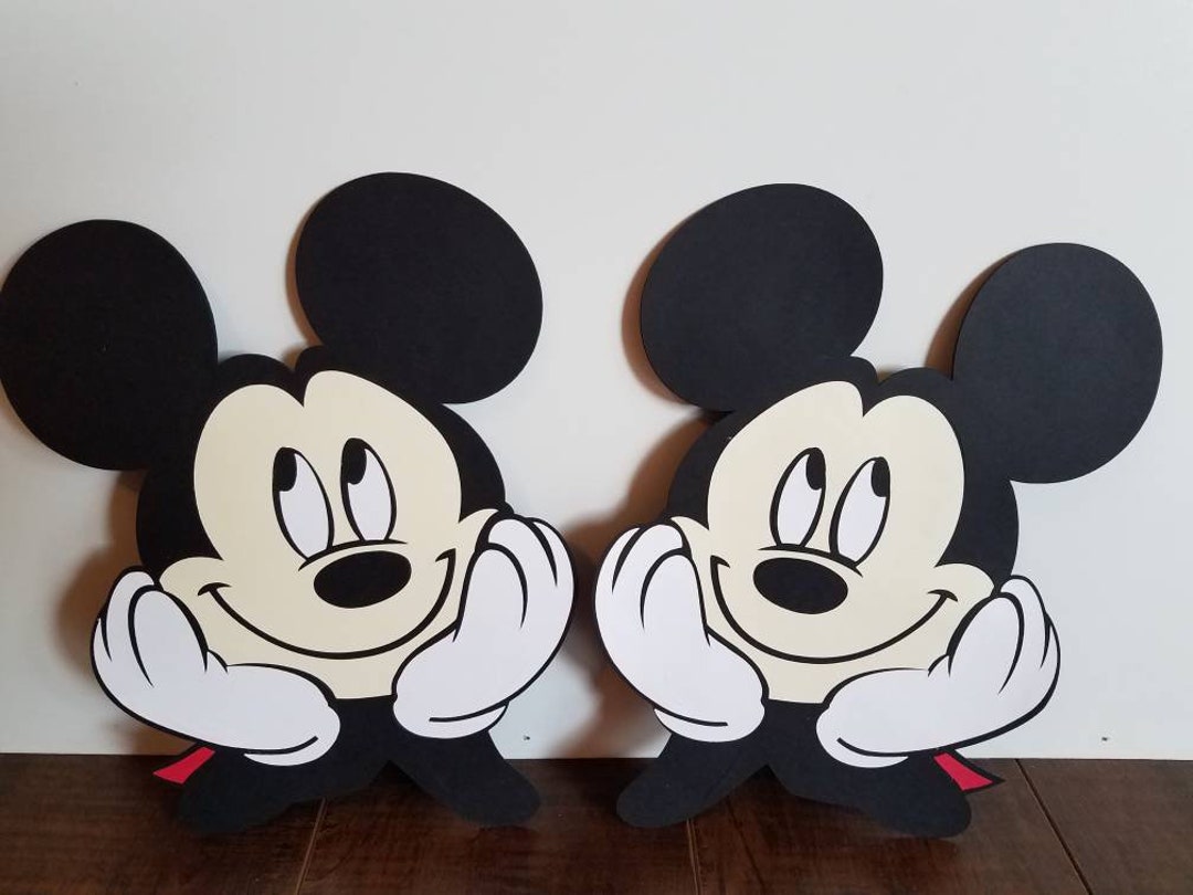 12 Inches, Large Mickey Mouse Die Cuts, Mickey Standee, Mickey and ...