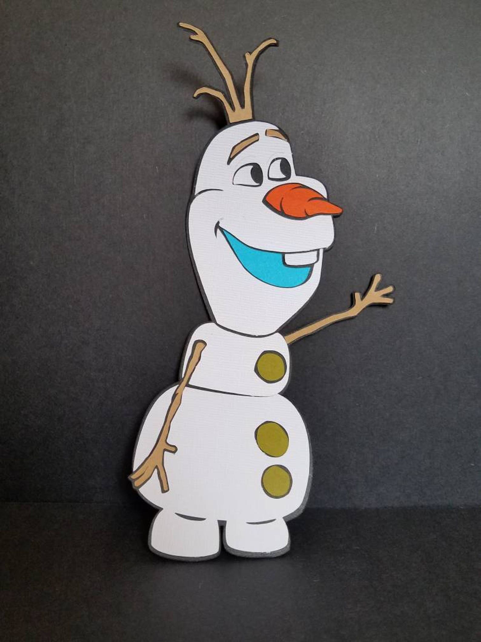 Set of 6 Olaf Die Cuts Disney Die Cuts Frozen Die Cuts - Etsy
