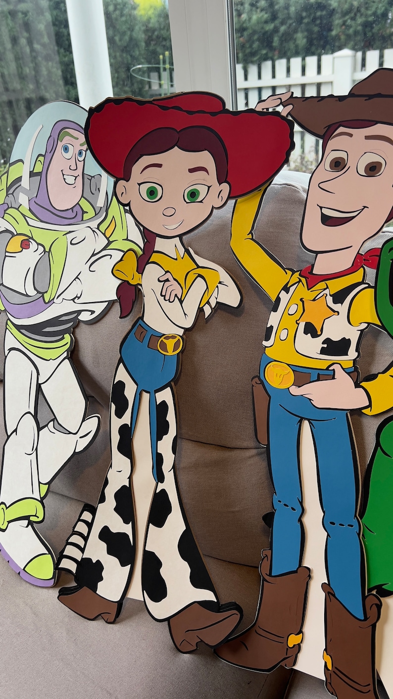 Toy Story Theme Party Cutouts, 24 Inch Character Decorations - Etsy