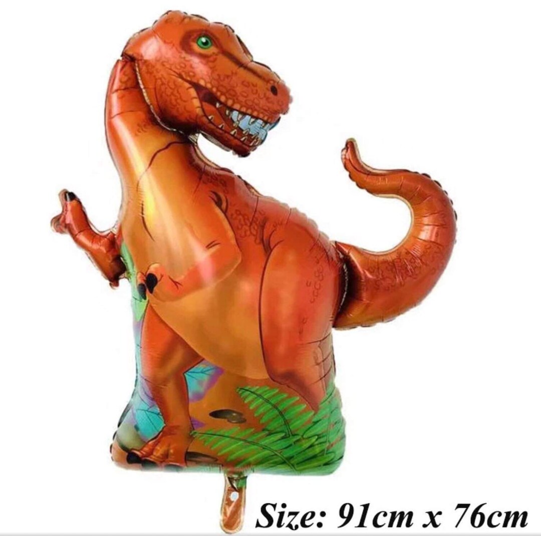 Large Dinosaur Balloons, Dino Balloons, Jurassic Theme Party, Jungle ...