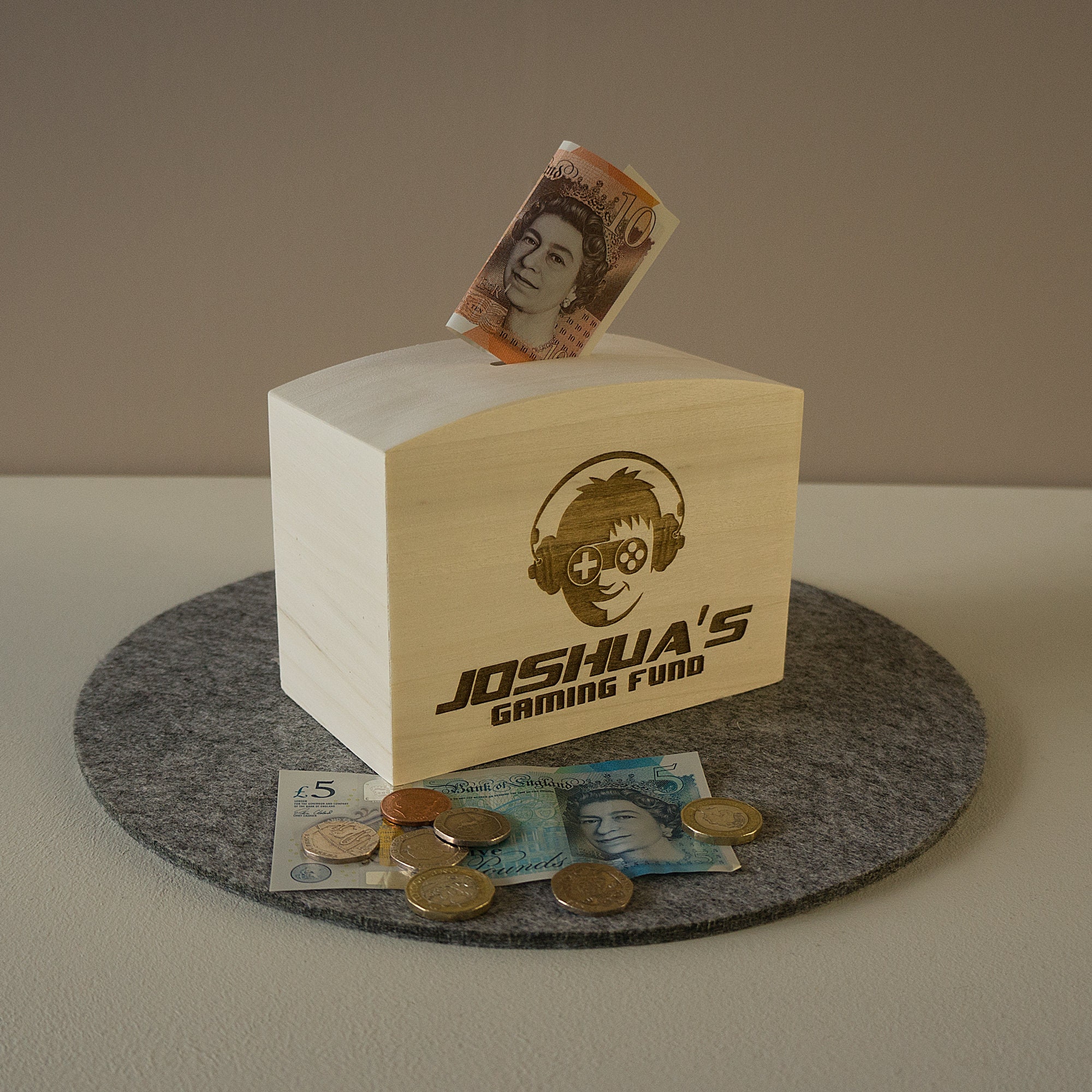 Gaming Money Box. Custom Video Gamer 'gaming Funds' - Etsy UK