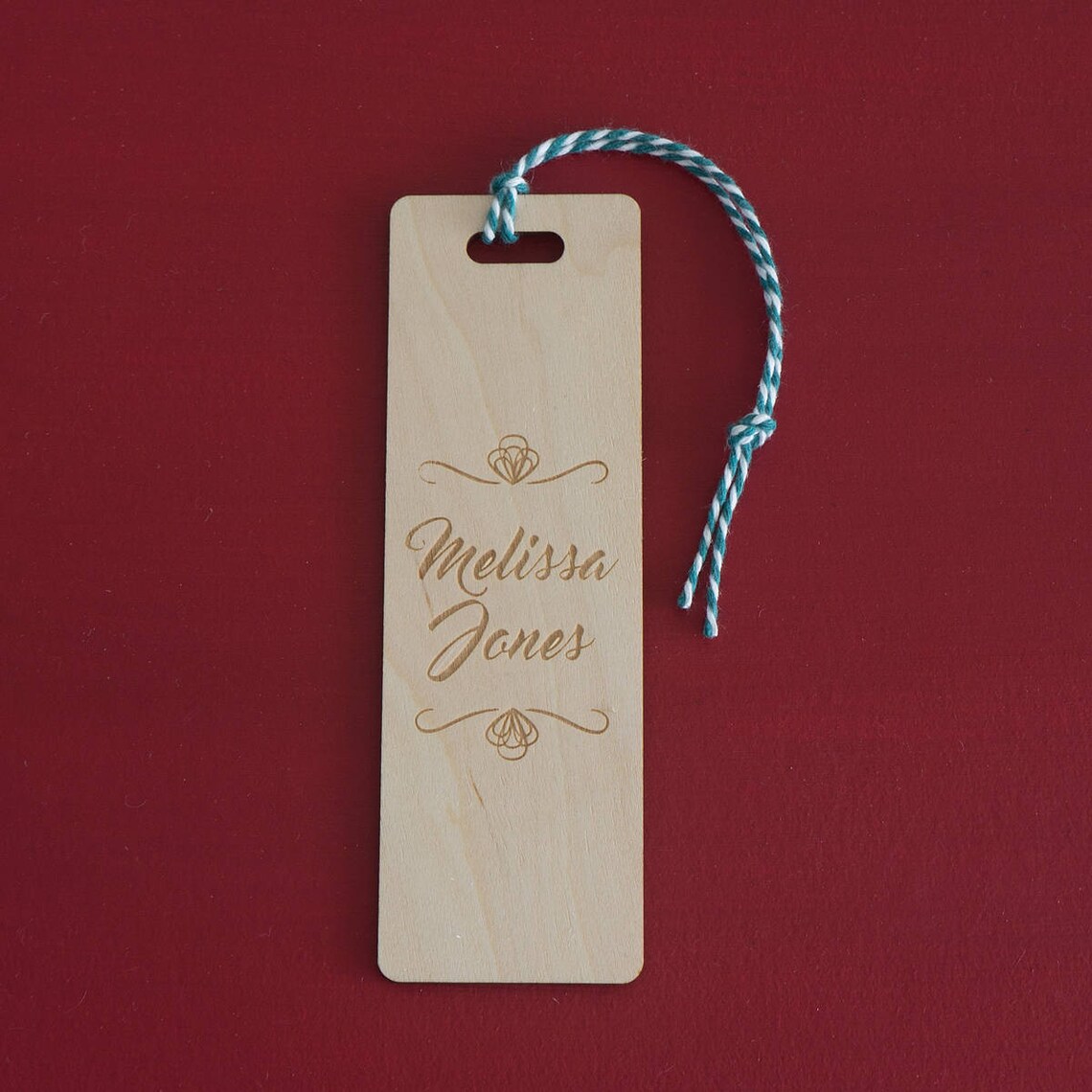 Personalised Bookmark. Engraved Wooden Bookmark With Cursive - Etsy UK