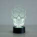 Sugar Skull LED Lamp. Multi Colour Acrylic Light up Sign. Day - Etsy