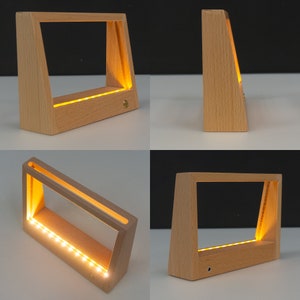 Personalised Cursive Script Name Plaque. Light up LED Table Top Sign ...