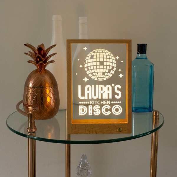 Disco Custom Drink Sign - Etsy